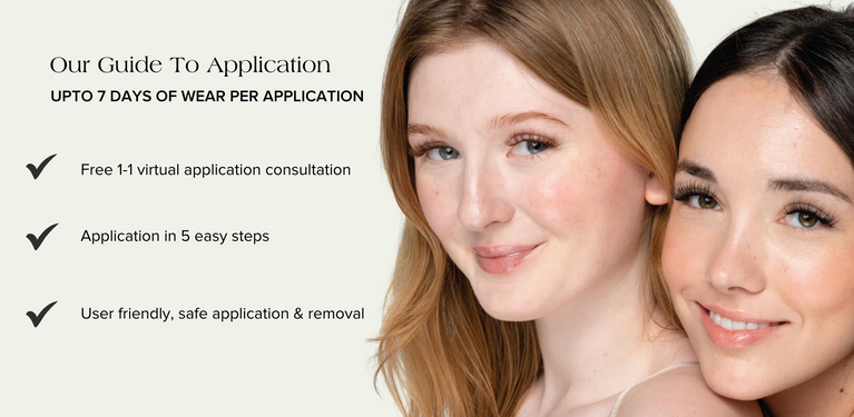 Applying False Eyelash Extensions : Underlash | Underlash