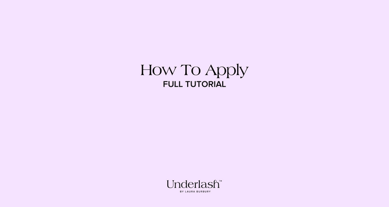 How to apply | Underlash by Laura Burbury